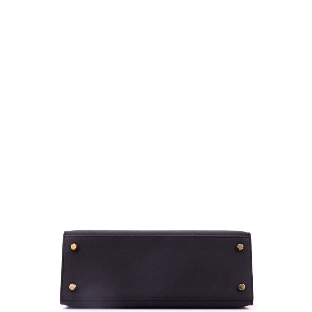 Hermes | Bags | Hermes Kelly 25 Black Epsom With Gold Hardware | Poshmark